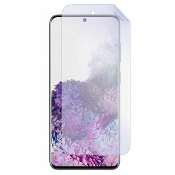 Матовая гидрогелевая плёнка на экран Samsung M12, Матовая долговечная премиум плёнка под чехол для Самсунг М12