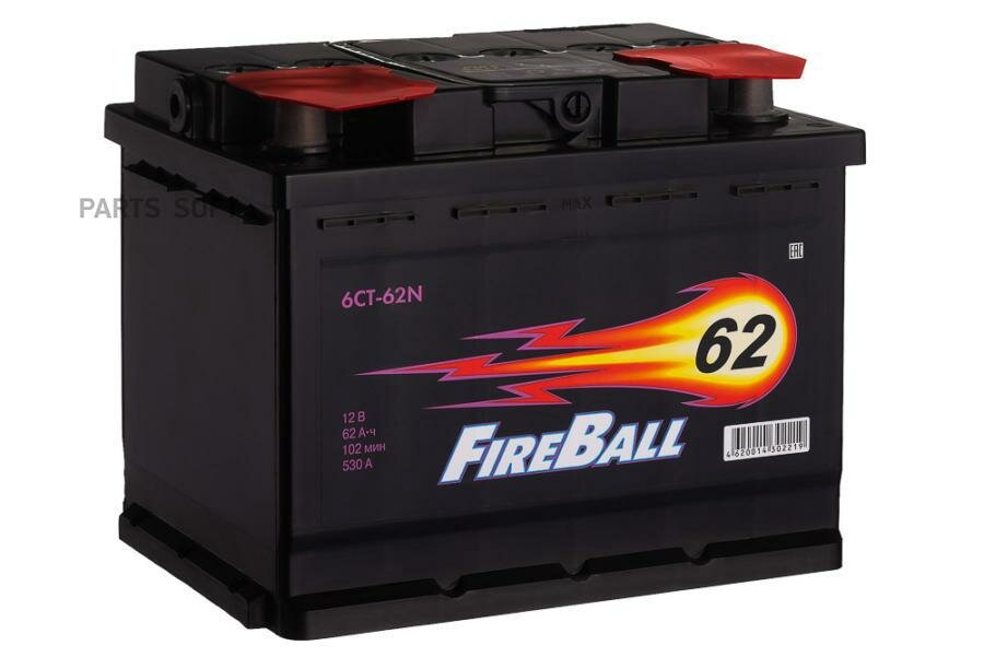 FIREBALL 562107020 Аккумулятор 62 Прямая [+ -] FIRE BALL 6СТ 530A 242/175/190 Толстые
