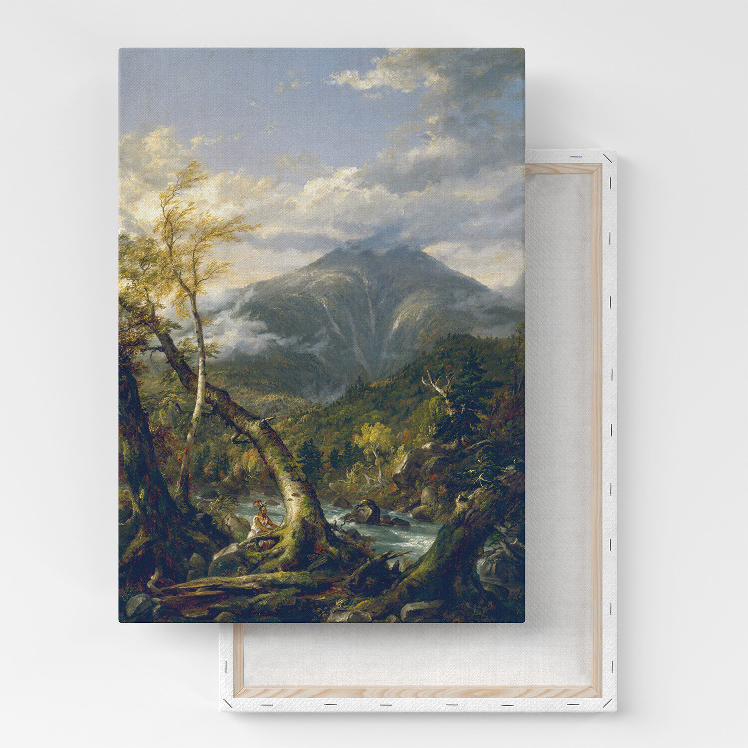 Картина на холсте, репродукция / Томас Коул - Indian Pass / Размер 60 x 80 см