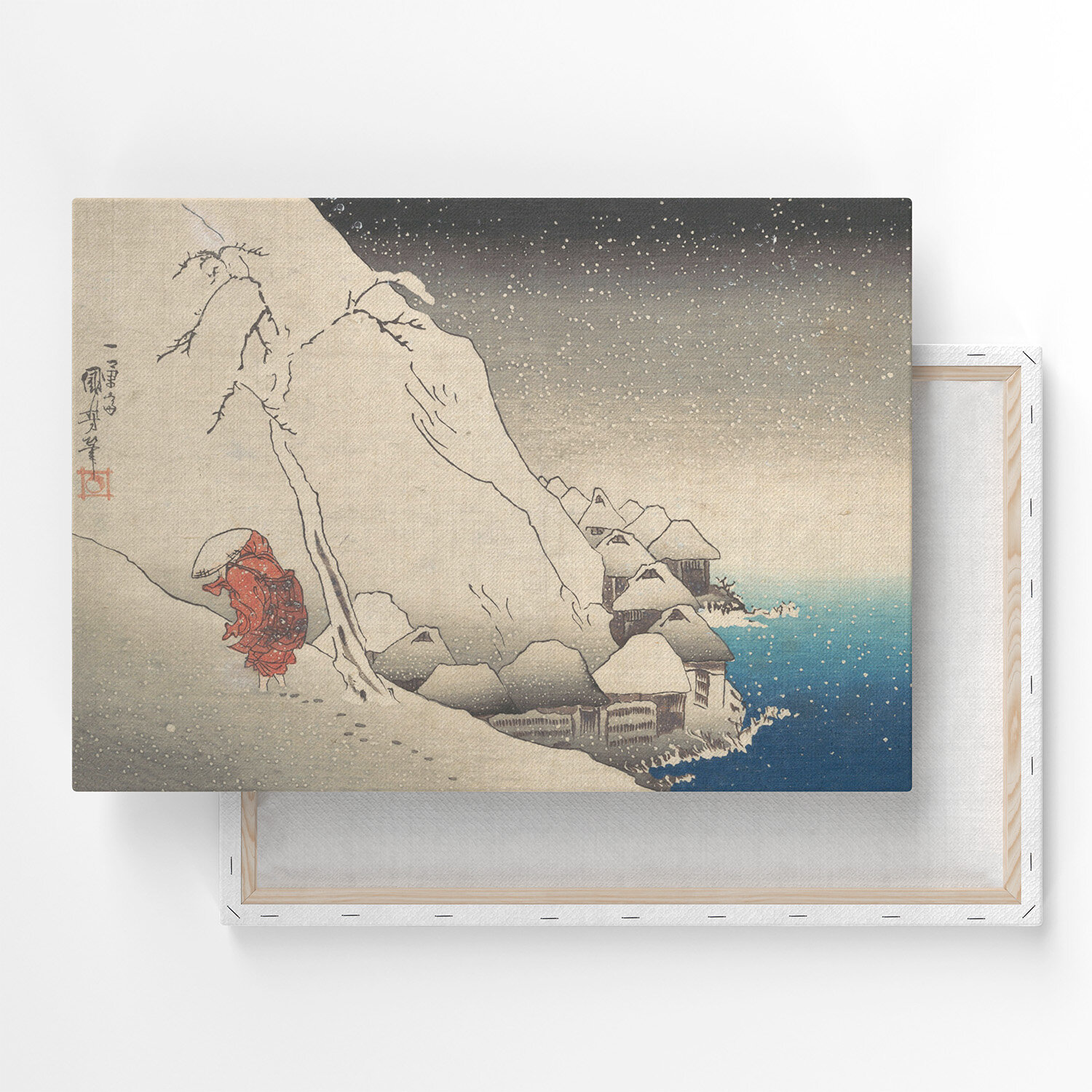 Картина на холсте, репродукция / Утагава Куниёси - Sashu Tsukahara setchu / Размер 40 x 53 см