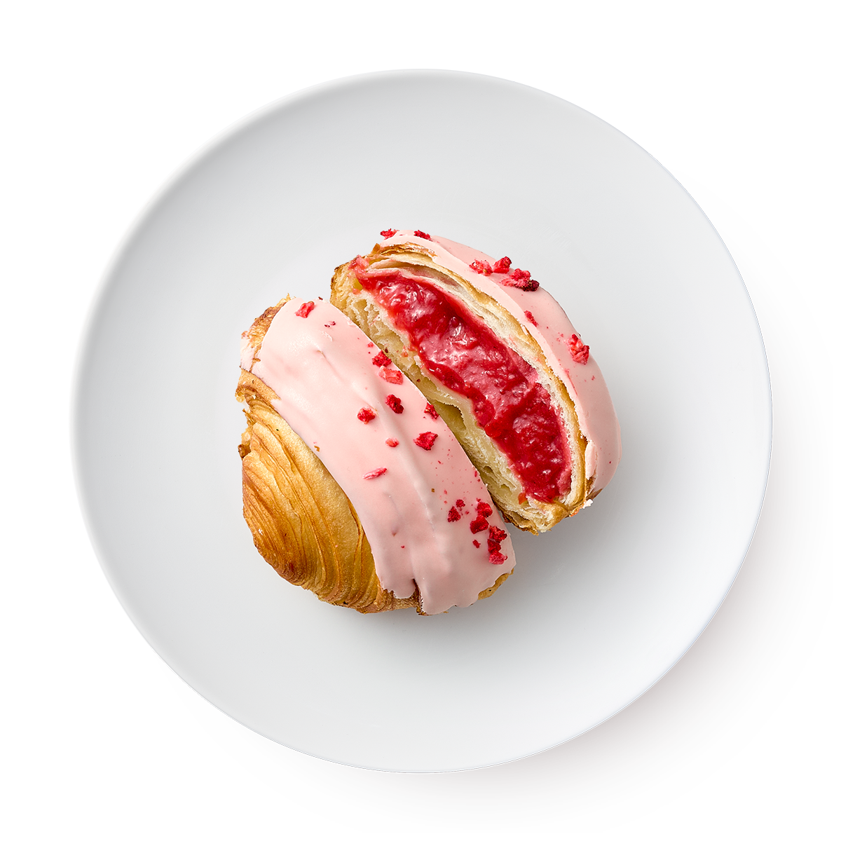 Слойка Калачёво "Пане с клубникой", с бельгийским шоколадом, 120 г