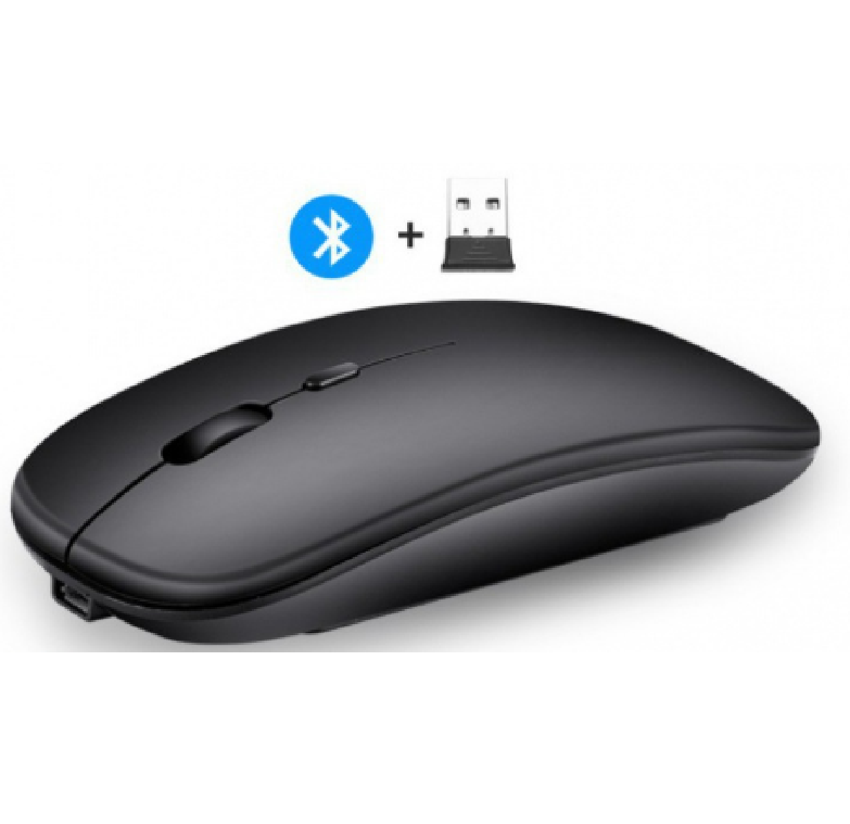 Перезаряжаемая Беспроводная Bluetooth-мышь, PEARL, черная