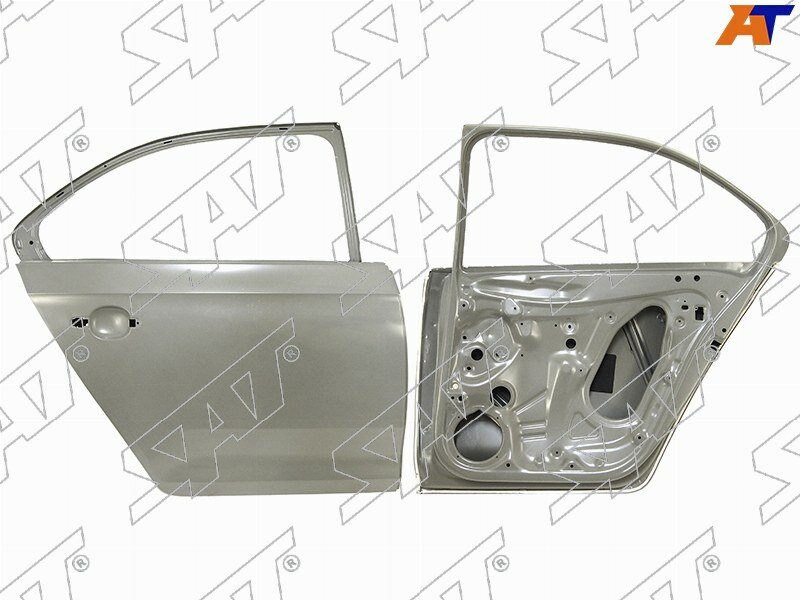Дверь задняя Skoda Rapid 12-20 / Volkswagen Polo 20-22 (Справа) Sat арт. ST-SDR1-041-1