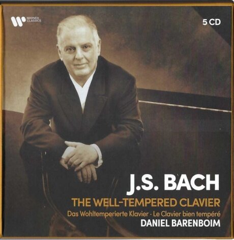 Компакт-Диски, Warner Classics, DANIEL BARENBOIM - The Well-Tempered Clavier (5CD, Box)