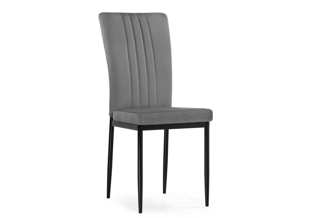 Стул на металлокаркасе Woodville Rek dark gray/black Размеры: Высота 940мм Глубина 540мм Ширина 420мм
