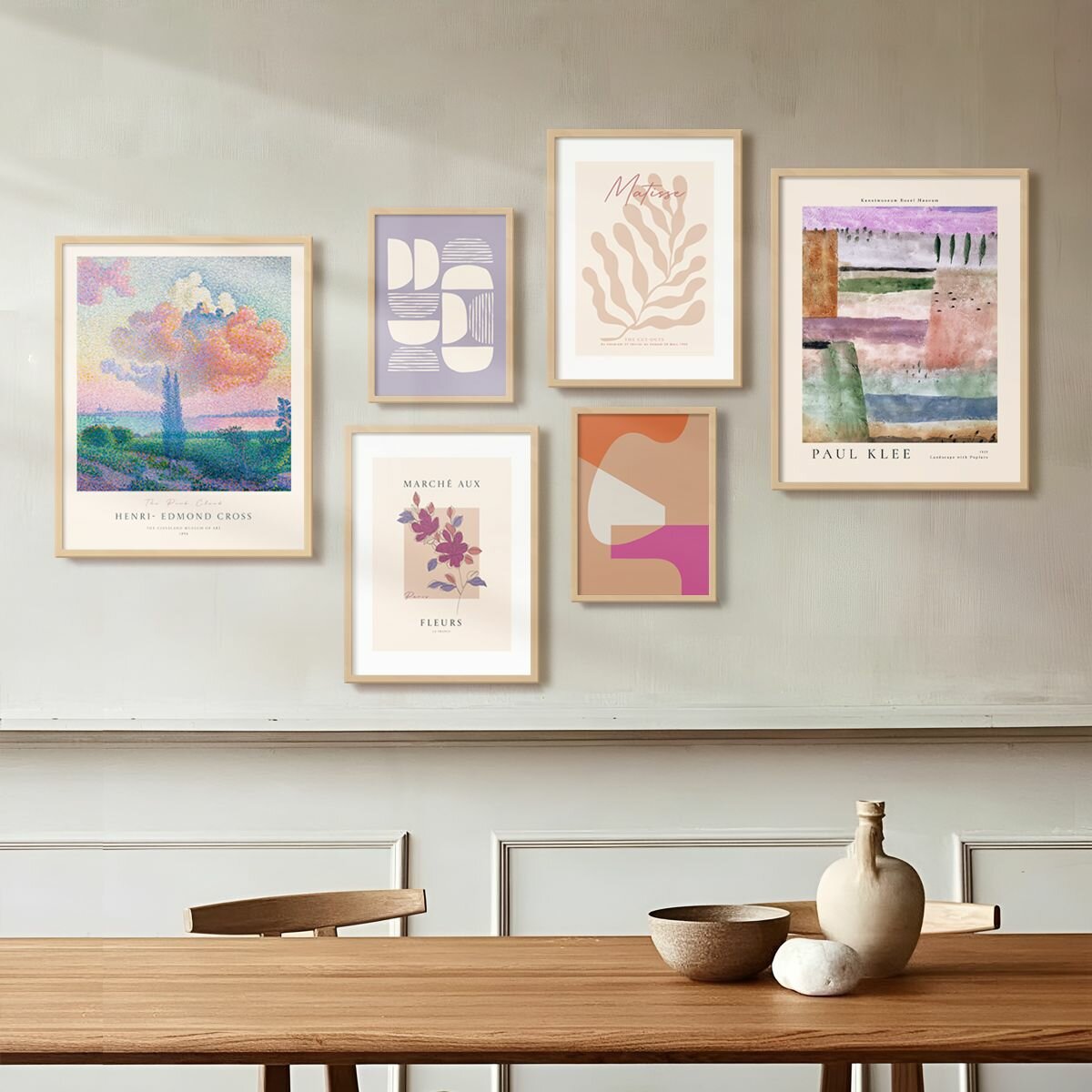 Постеры на стену для интерьера "Оттенки" 6 шт, набор постеров, плакаты на стену, 28 Картин