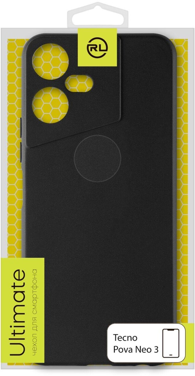 Чехол Red Line Ultimate для Tecno Pova Neo 3, черный 1926174 УТ000036348