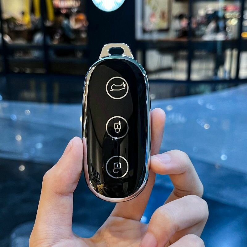 Чехол для автомобильного ключа Lixiang Li Auto L7 L8 L9 силиконовый черный