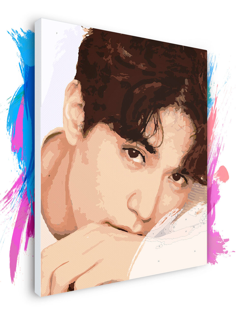 Картина по номерам на холсте Ли Дон Ук 2, 30 х 40 см