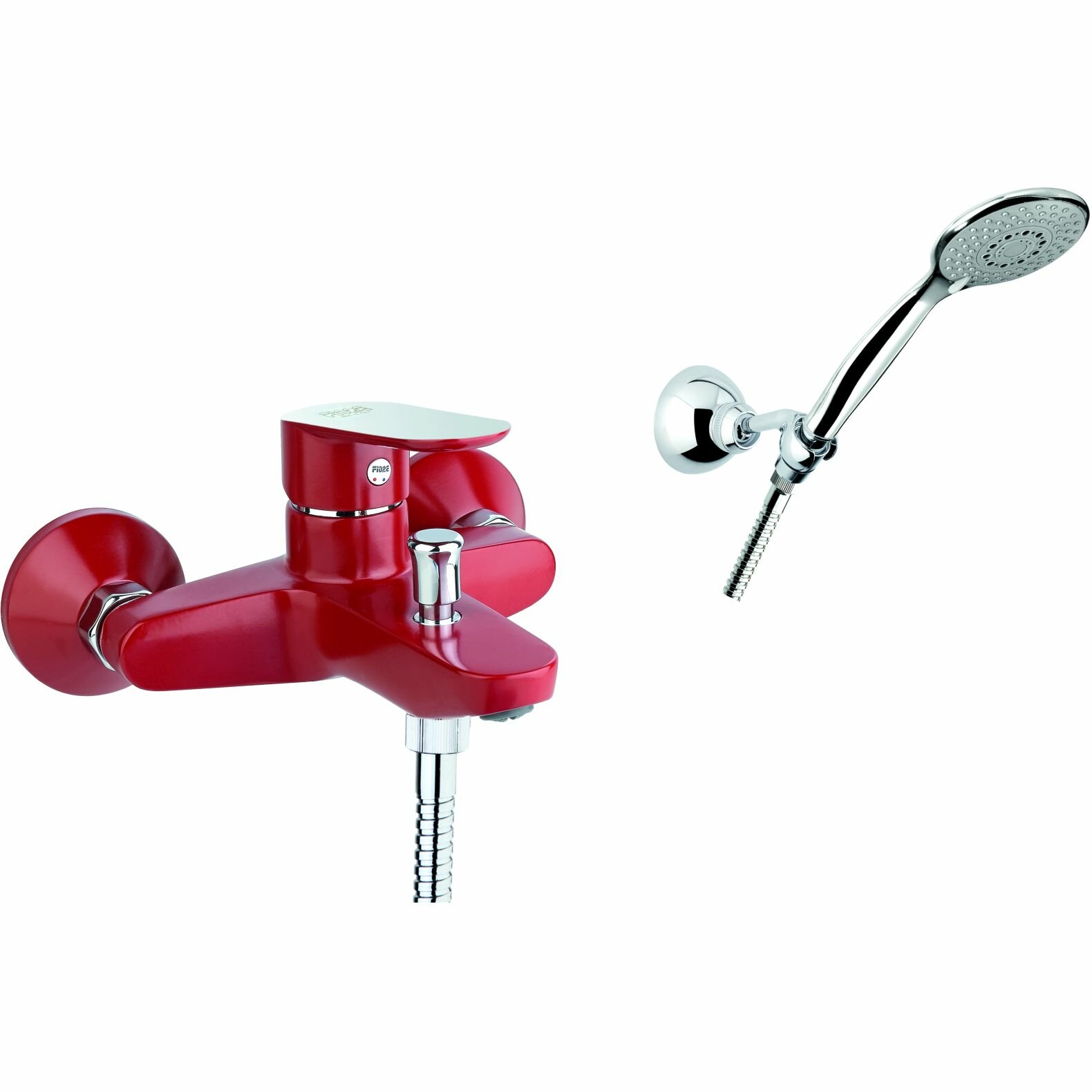 Смеситель для ванны Fiore (Фиоре) Kevon Chic 81RX8150, хром/красный