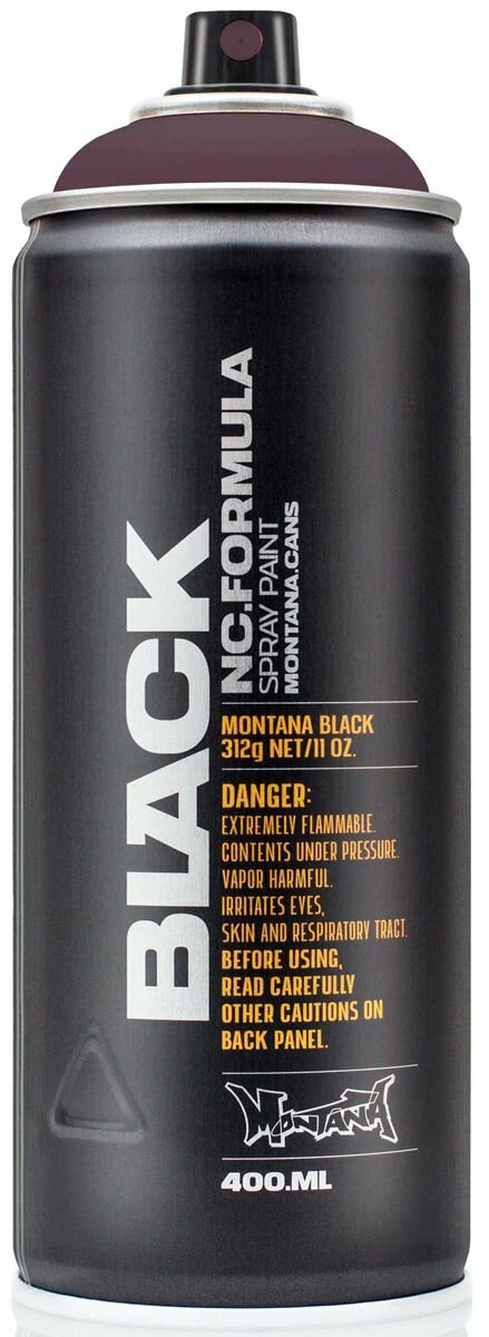Краска для граффити аэрозольная MONTANA BLACK ливе 0,4л 4250 BLK