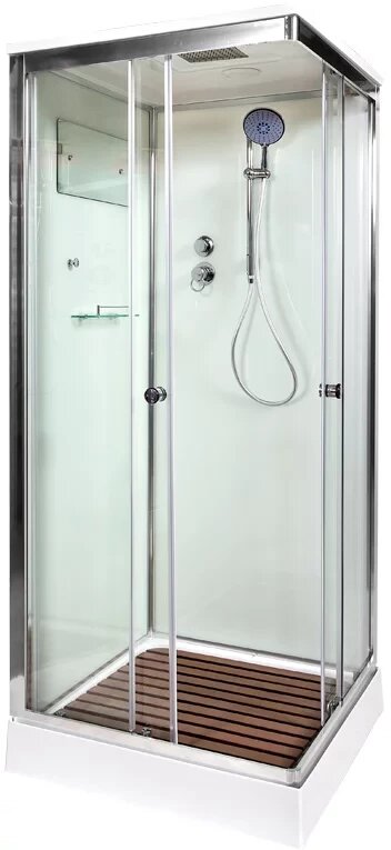 Душевая кабина 100x100x220 см Deto K401S прозрачное