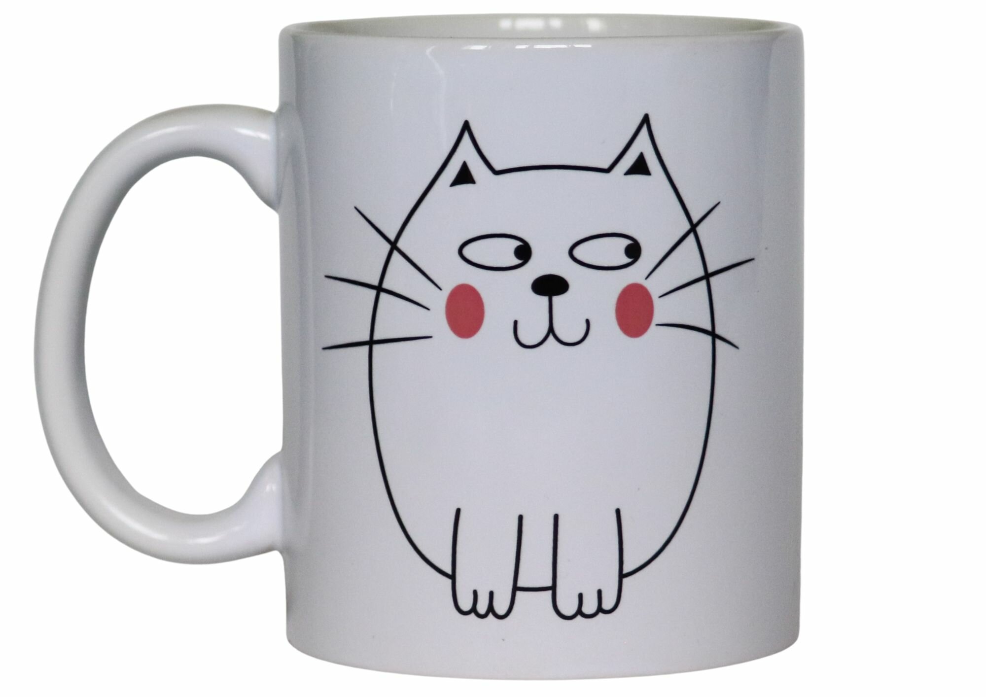 Кружка котик "Ой, всё!", керамика, фонд "Собаки, которые любят"