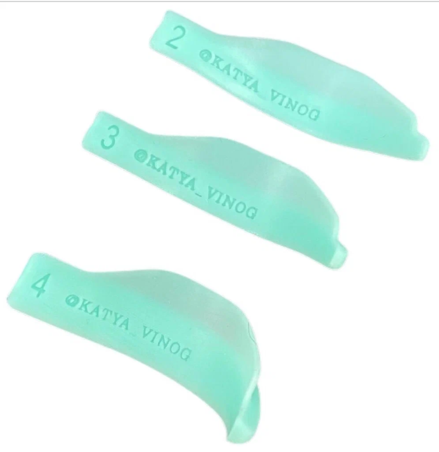 KATYA_VINOG мягкие валики для ламинирования ресниц, одна пара, тиффани (размер 4,5)