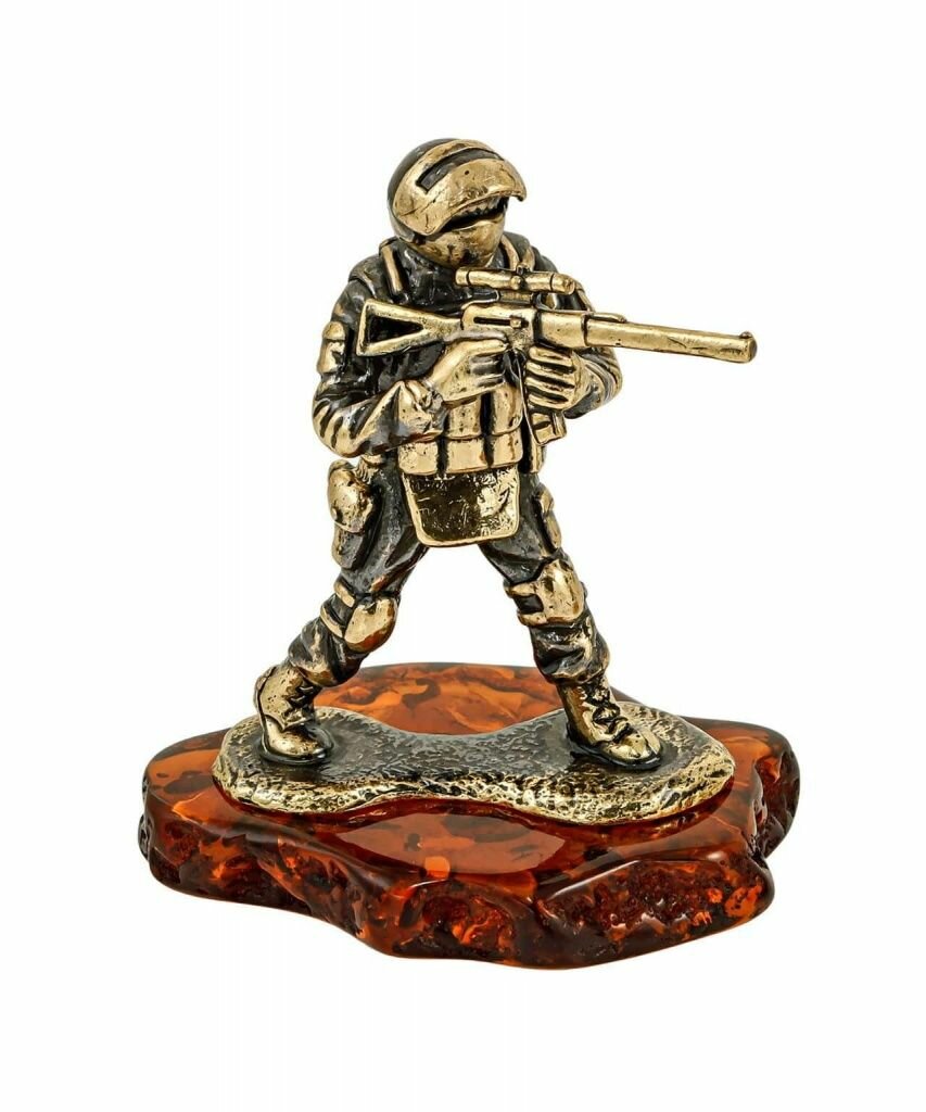 Статуэтка Боец с винтовкой 3586