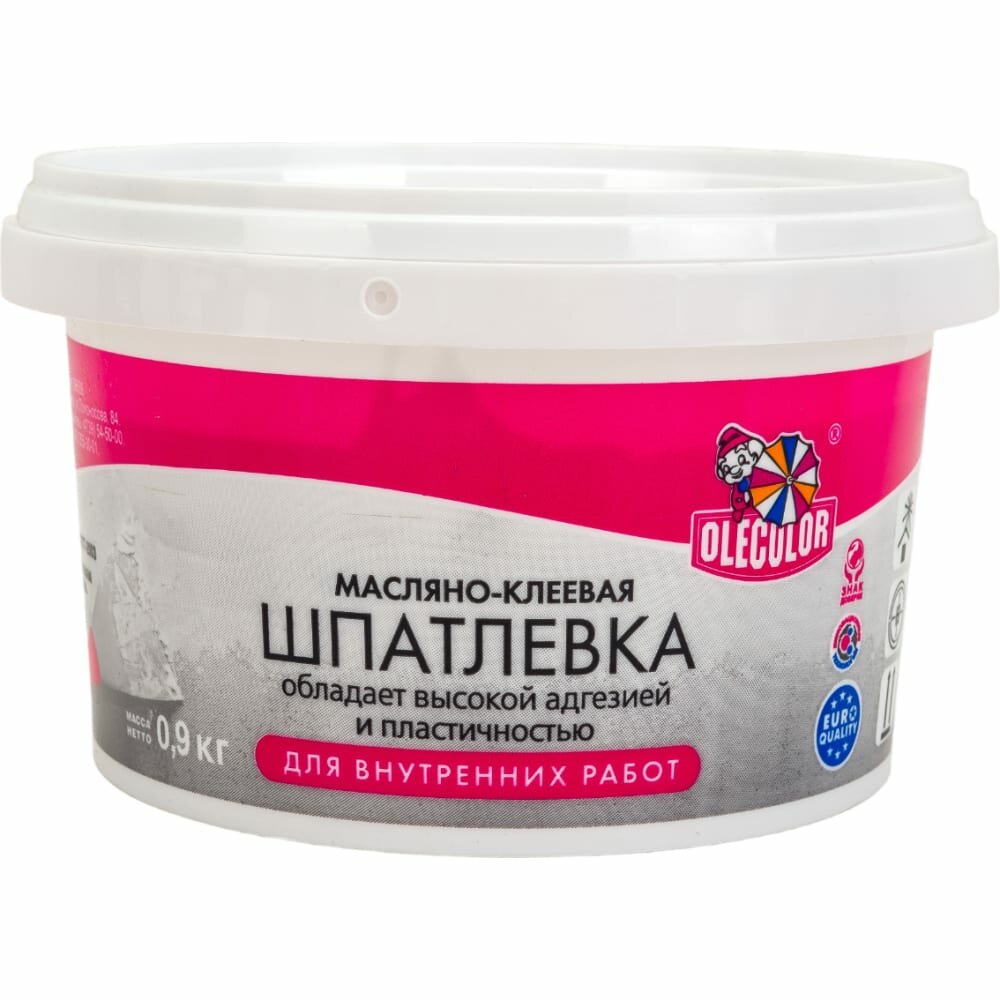 Масляно-клеевая шпатлевка для внутренних работ Olecolor 4300000905