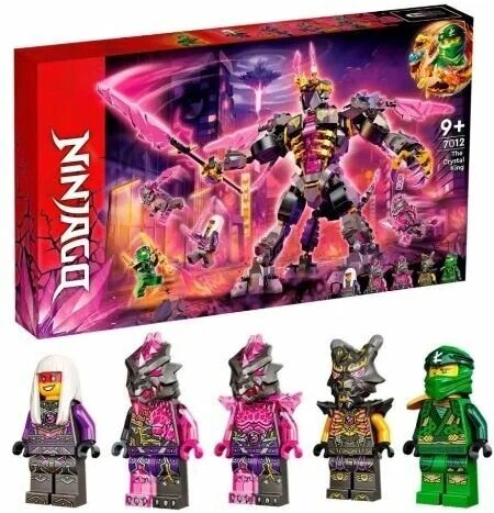 Конструктор Ниндзяго Ninjago Кристальный Король 722 деталей 7012/71772 для детей и взрослых, мальчиков, девочек