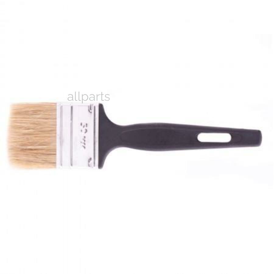 СИБРТЕХ 82504 Кисть флейцевая "Стандарт", 50x6, натуральная щетина, пластиковая ручка СИБРТЕХ 82504