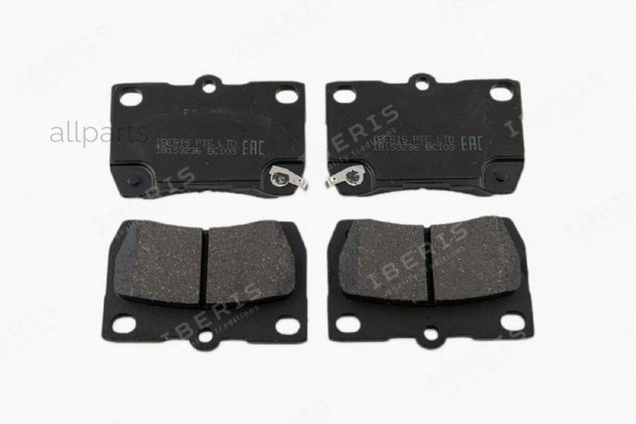 IBERIS IB153236 колодки тормозные задние К-Т TOYOTA MARK X I (GRX12_) -09, MARK X II (GRX13_) -19, CROWN (_S18_) -08
