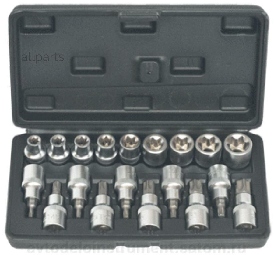 Автодело 39840 Набор головок TORX E10-E24 Т20-Т70 АвтоDело 39840