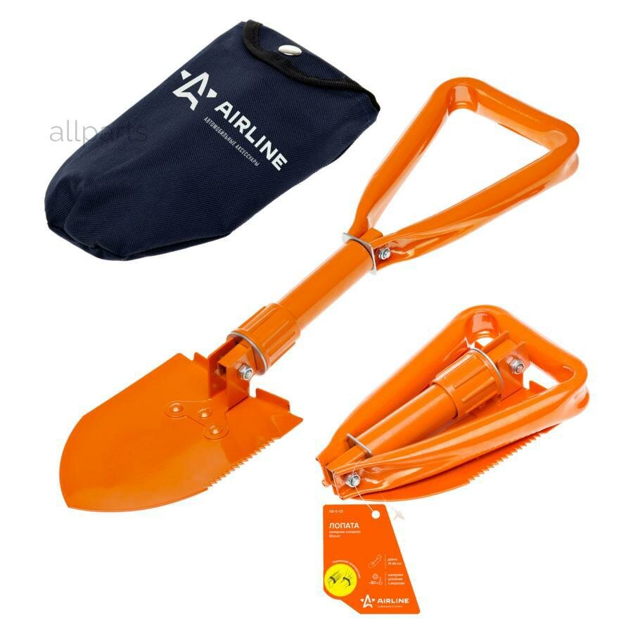 AIRLINE ABS02 лопата саперная! складная 220-460 мм\