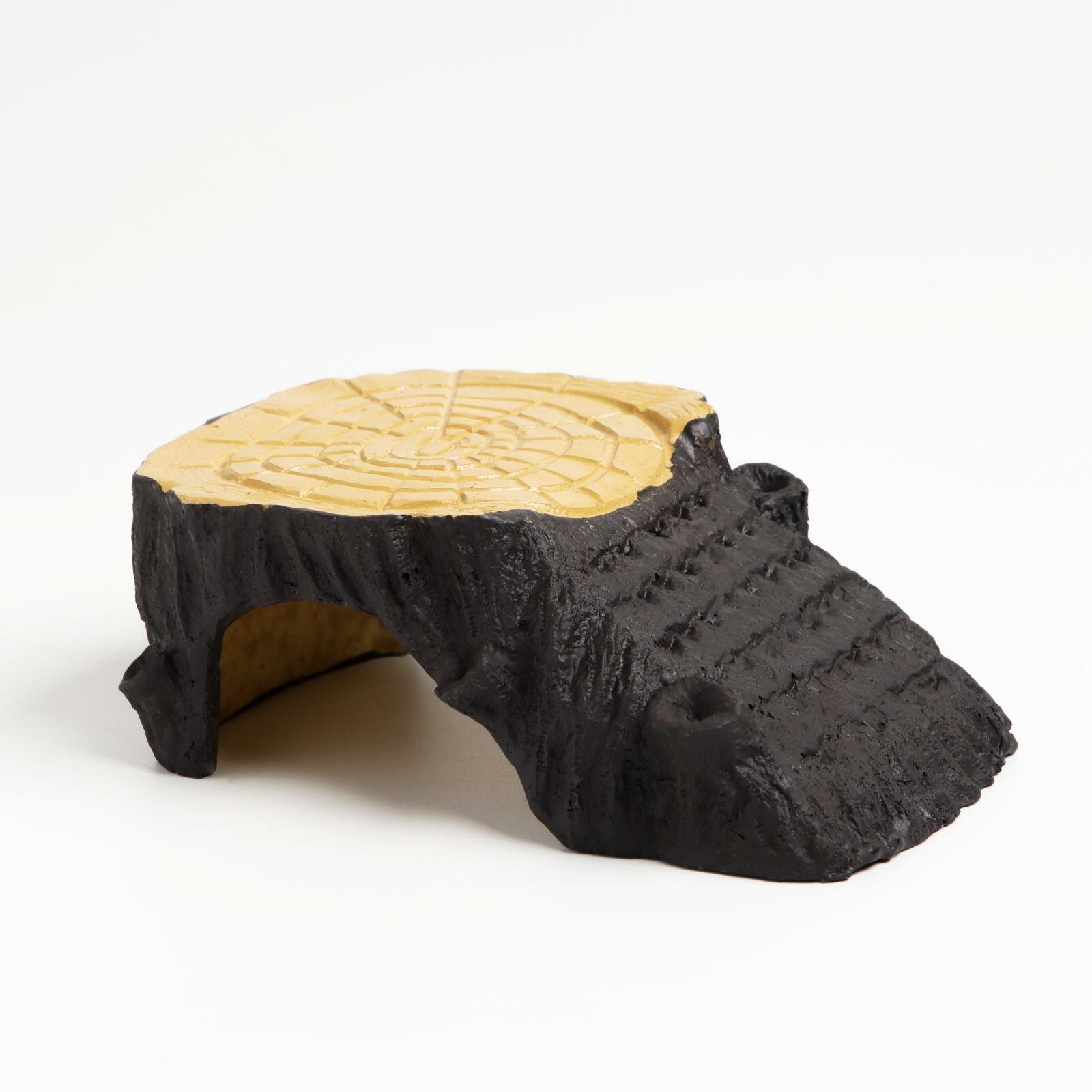 Укрытие, под дерево, для террариумов, полистоун, 13,5x9x5 см