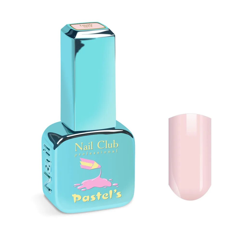 Nail Club professional Эмалевый гель-лак для ногтей с липким слоем PASTEL'S 1013 Lovely 13 мл