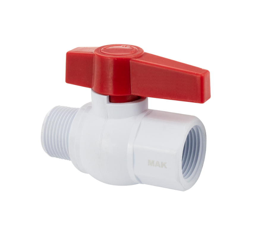 Кран шаровый 1" рычаг вр/нр из АБС пластика 2 шт