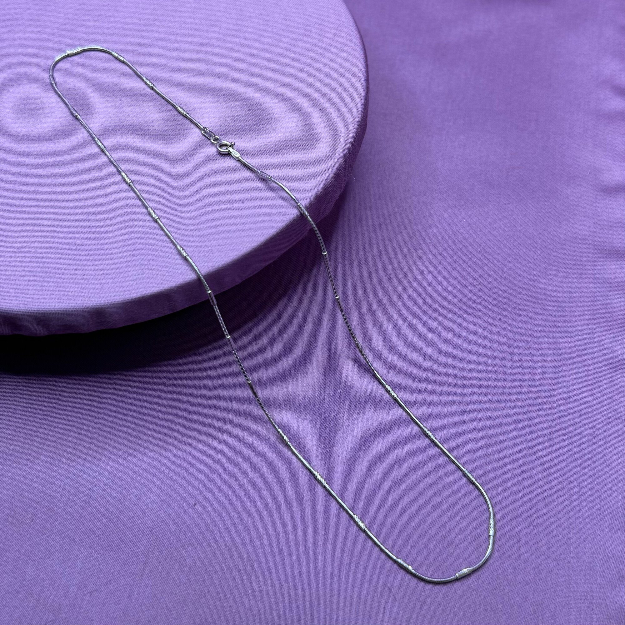 Цепь серебро, 925 проба, родирование