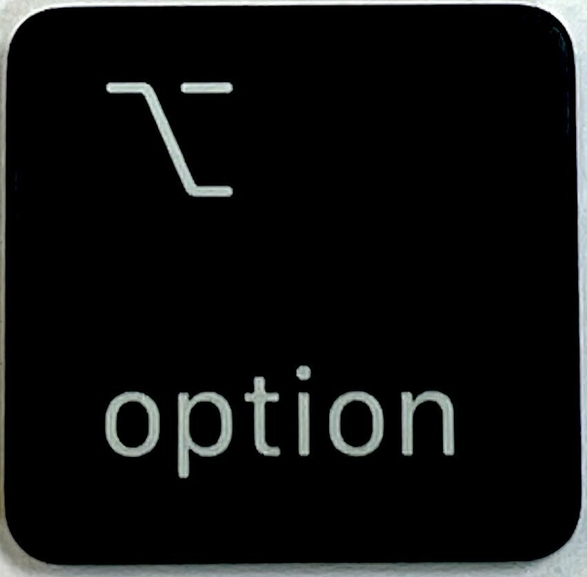 Кнопка клавиша Option правая Macbook Air, Pro M1 2019-2022