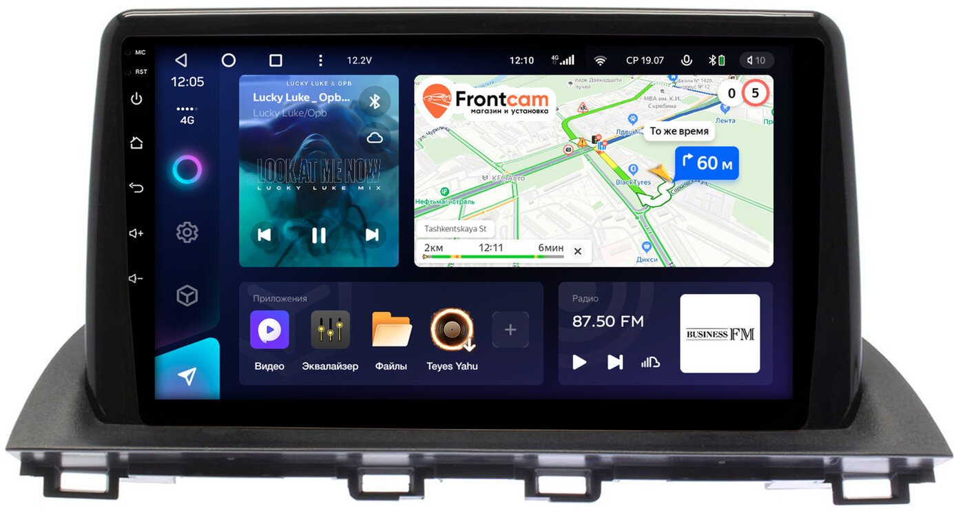 Штатная магнитола Mazda 3 (BM), Axela 3 2013-2019 Teyes CC3 4/64 9" RM-9-MA058N Android 10 (4G-SIM, DSP, QLed)