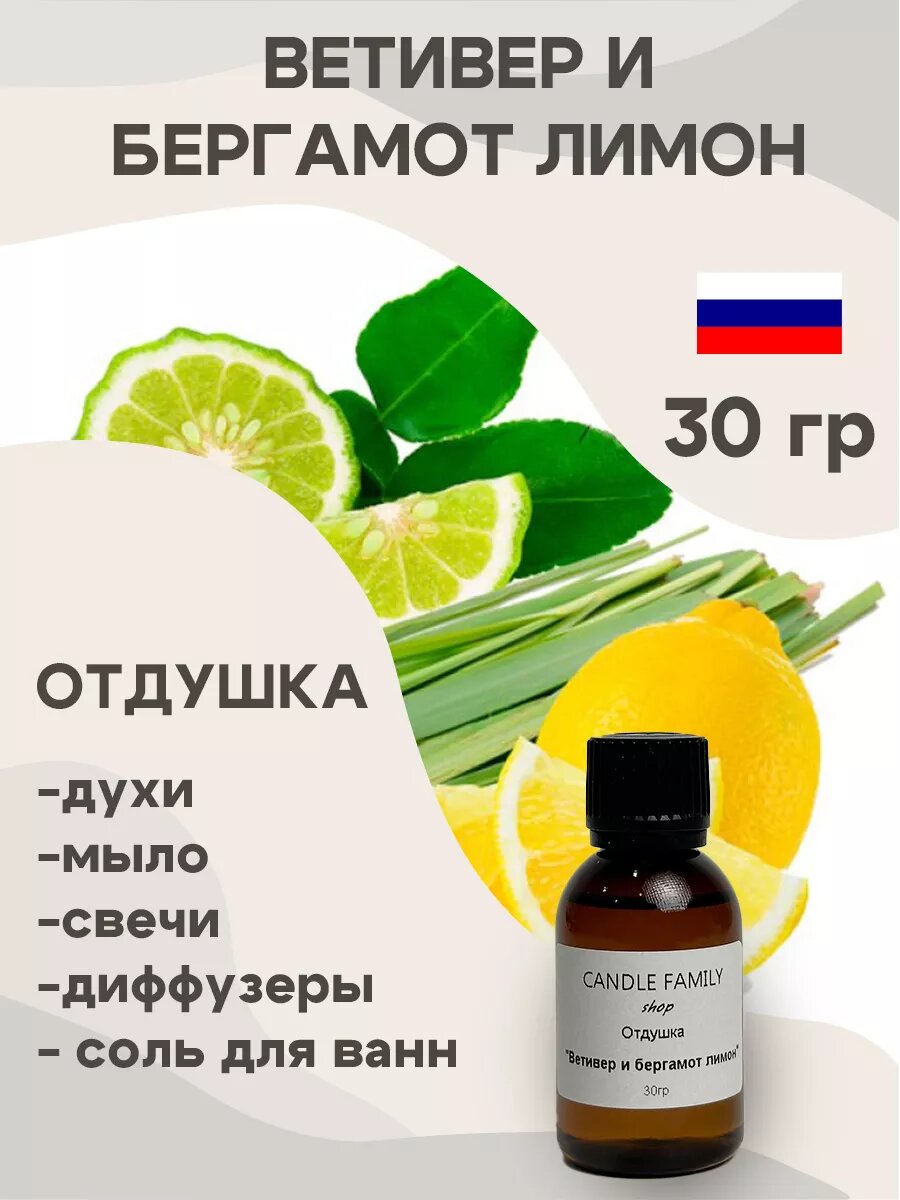 Отдушка для свечей и мыла. Ароматизатор косметический