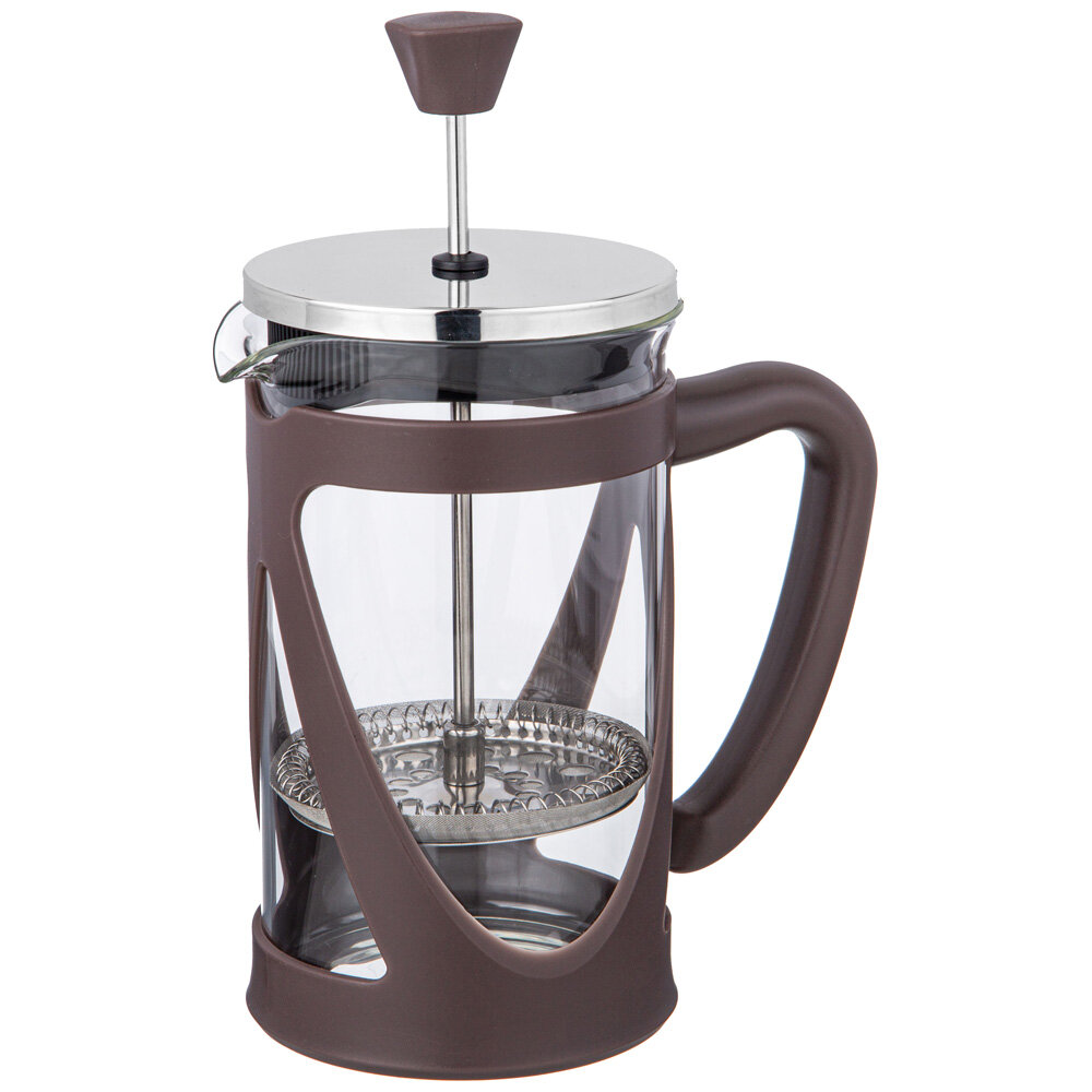 Френч-пресс 600мл AGNESS стекло/пластик