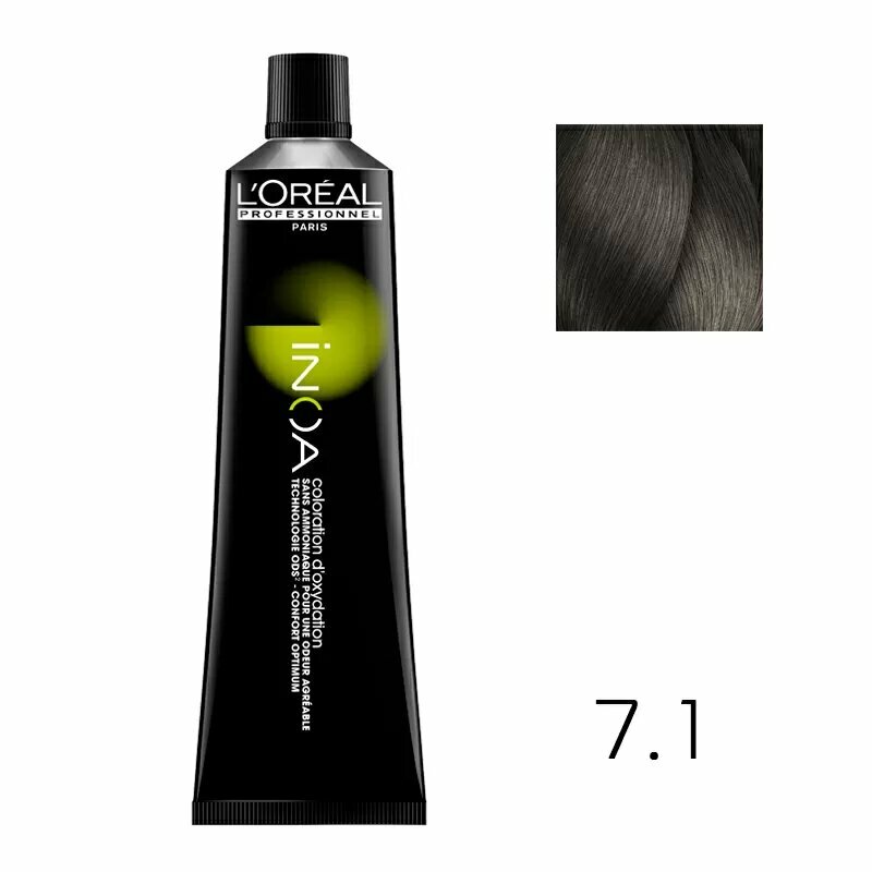 L'Oreal Professionnel Inoa 7.1 60GRM VA44 Краска для волос Inoa 7.1 60 гр