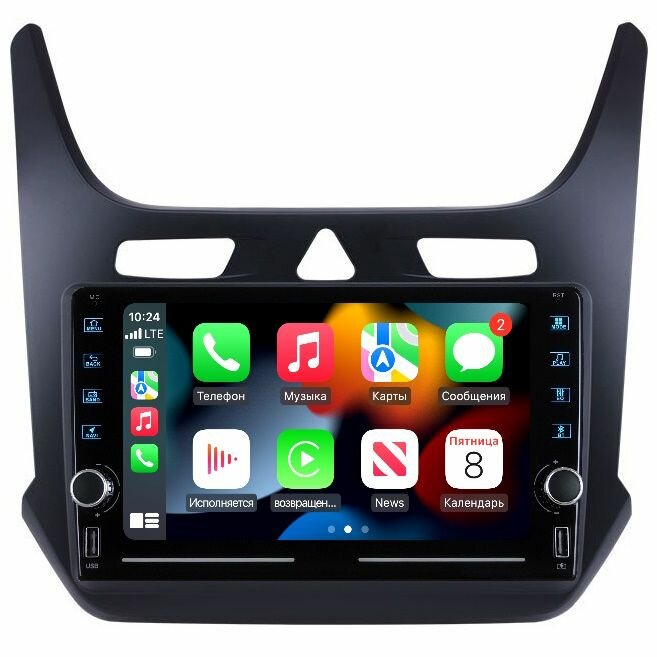 Магнитола R320 Шевроле Кобальт Chevrolet Cobalt II 2011-2015 - Android 13 - Память 2+32Gb - CarPlay + Android Auto - IPS экран - Кулер