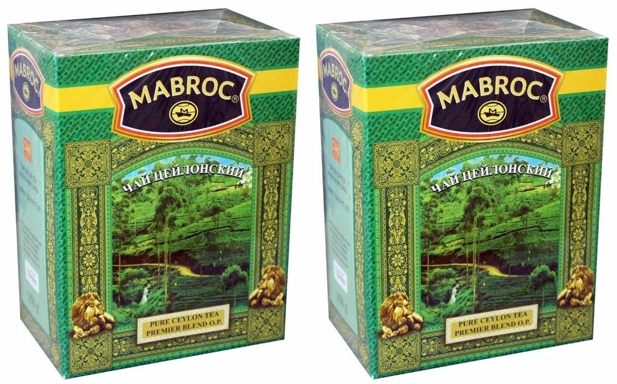 Mabroc Чай черный, 250 грамм, 2 шт.