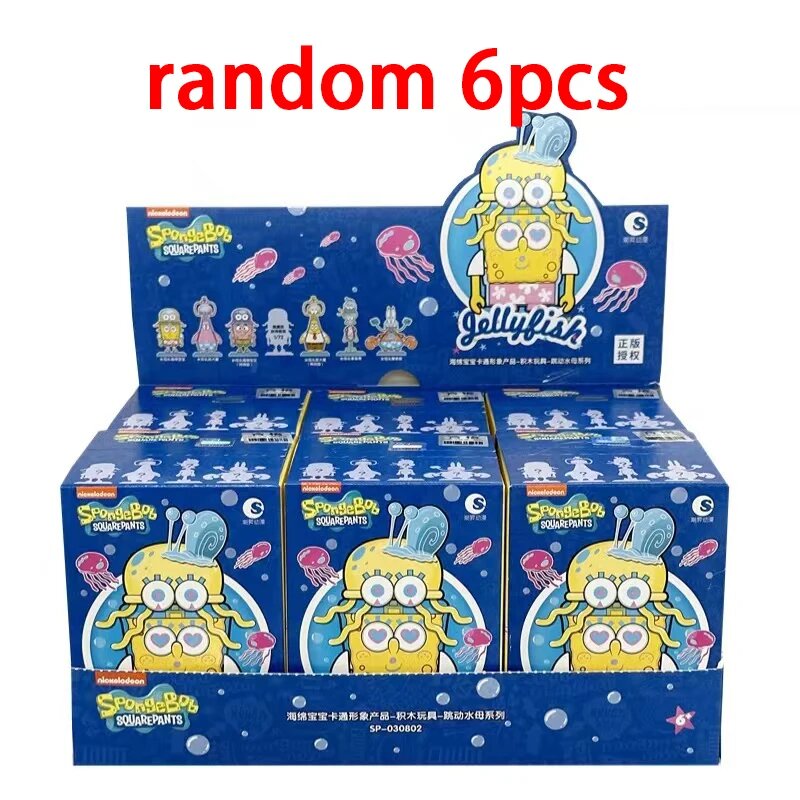 Фигурки Спанч Боб: Медузы, 6 шт, Randomn