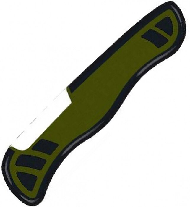 Victorinox C.8334. C2.10 Задняя накладка для ножей victorinox swiss soldier-s knife 111 мм, зелёный с чёрными вставками