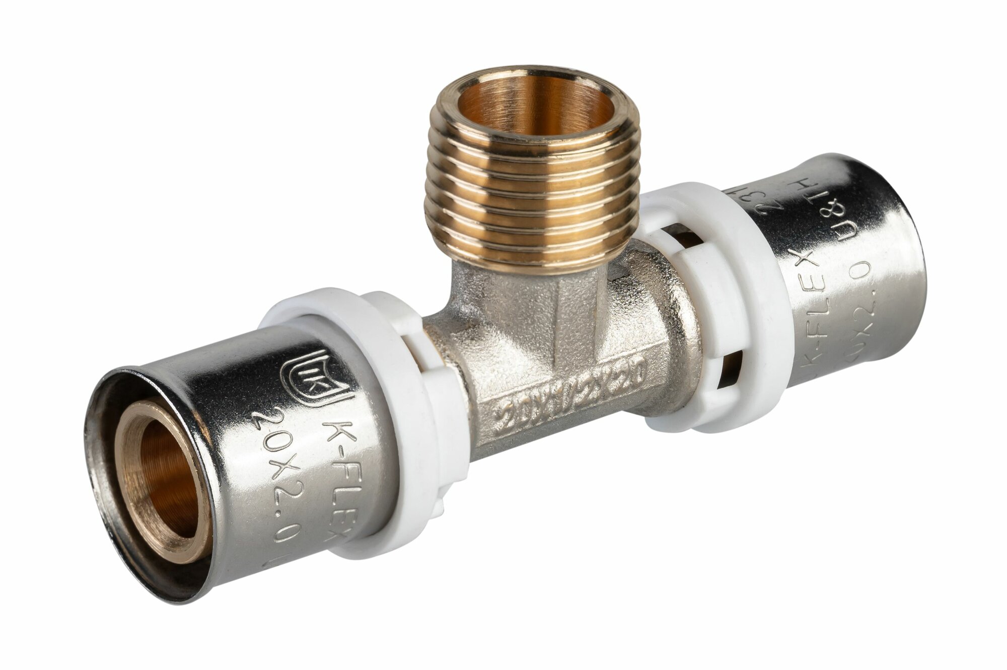 K-FLEX SOLID пресс-фитинг тройник HP 20х1/2"мм