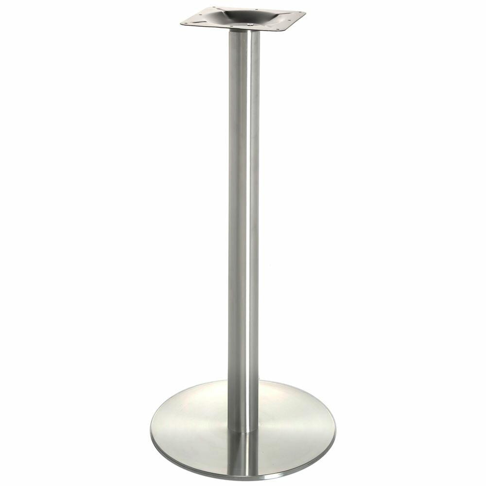 Барное подстолье 1030EM STOOL MARKET хромированный, круглая столешница, круглое основание