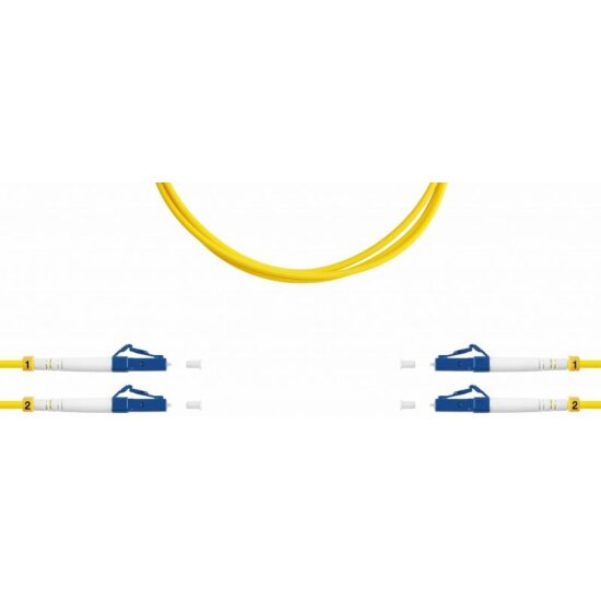 Патч-корд оптический Toplan , дуплексный, LC/UPC-LC/UPC, 657A1, 10 м, LSZH