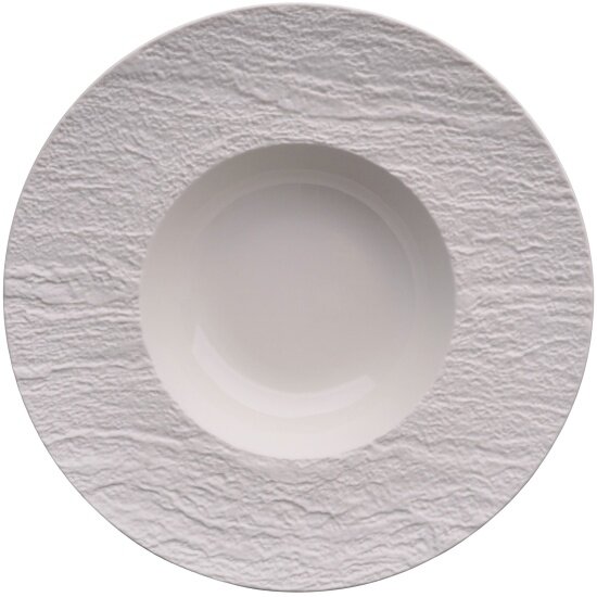 Тарелка для пасты Billibarri Wild Slate, фарфор, 25 см, цвет белый (901-165)