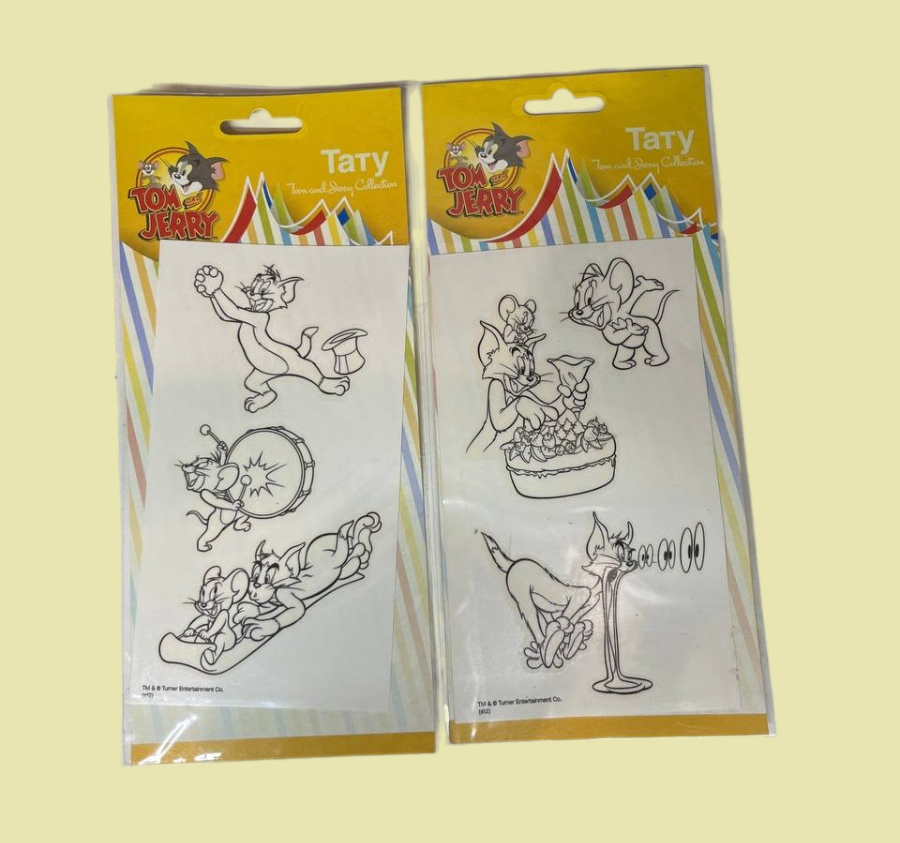 Детские тату Том и Джери, 2 блистера
