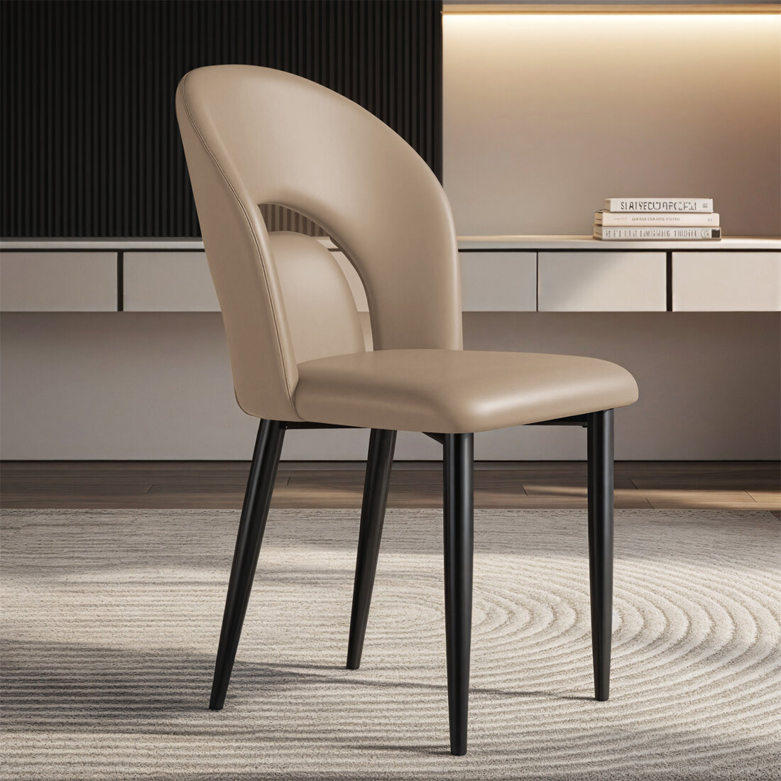 Кожаный стул Sun Lounger (бежевый)