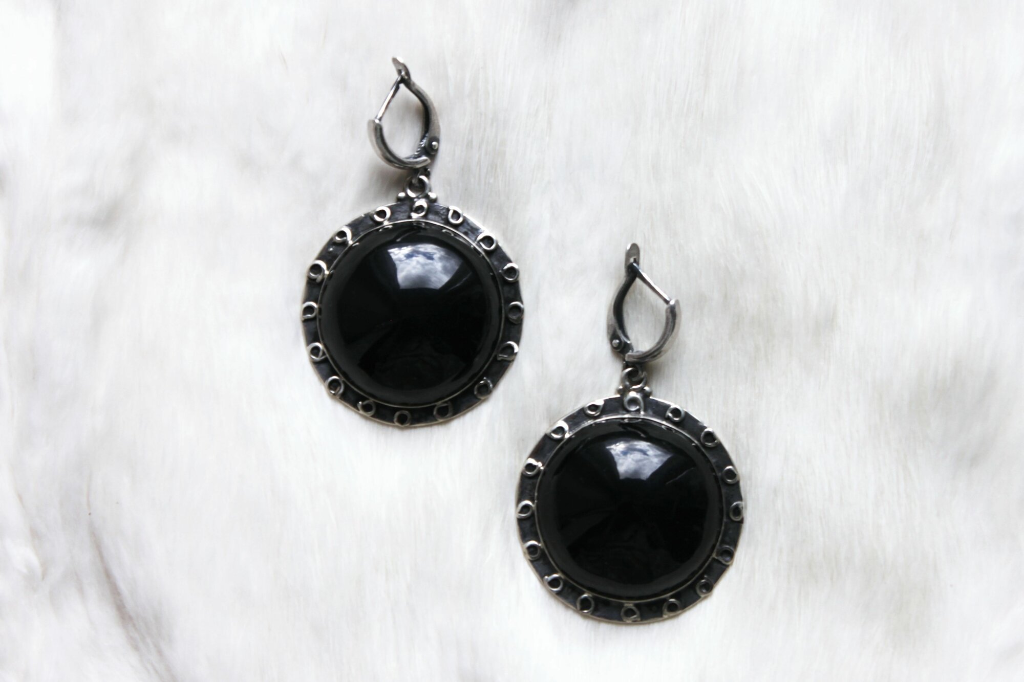 Серьги, турмалин