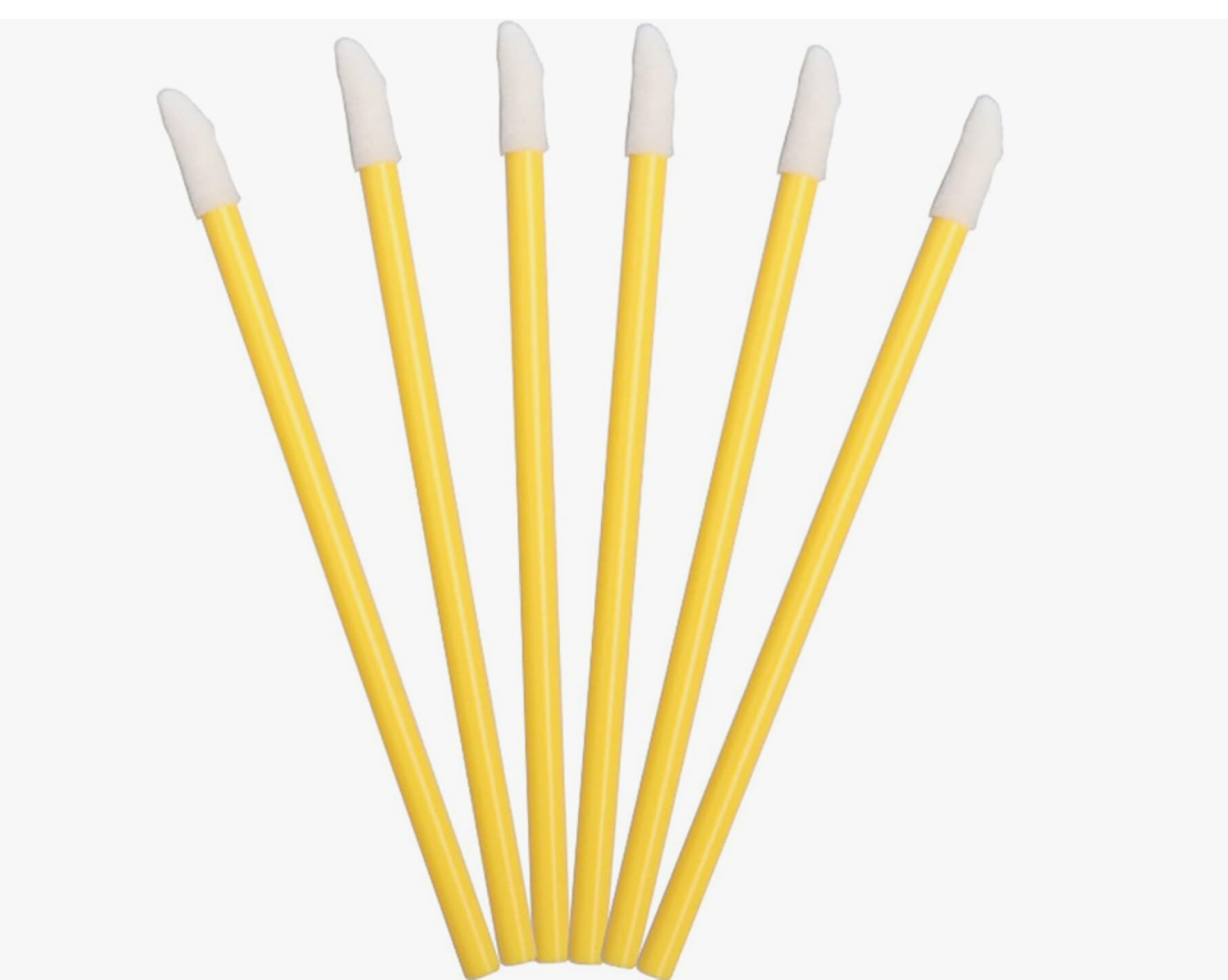 Аппликаторы велюровые одноразовые, 50 штук, многофункциональные, цвет желтый