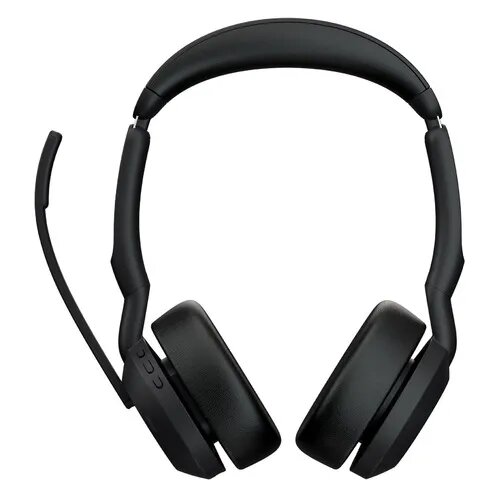 Гарнитура Jabra Evolve2 55 Link380c MS Stand, для компьютера/мобильных устройств, накладные, Bluetooth, черный [25599-999-889]