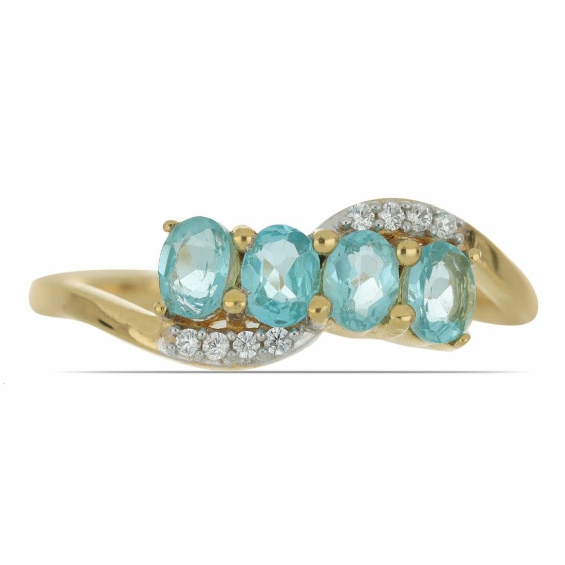 Кольцо, серебро, 925 проба, фианит