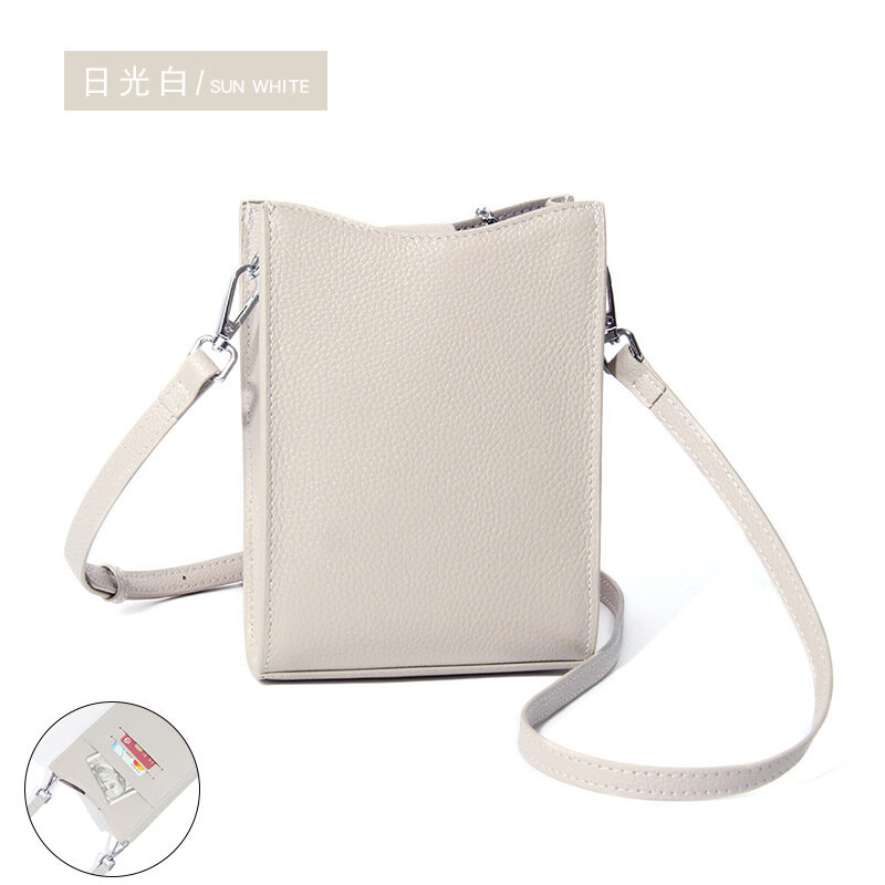 Сумка-мессенджер Zhennishi, натуральная кожа, отделение на молнии, женская