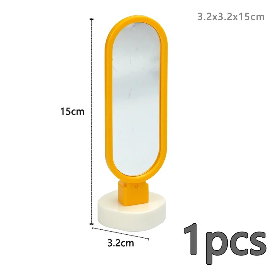 LEDUO Большие строительные блоки городская мебель Long Body Mirror